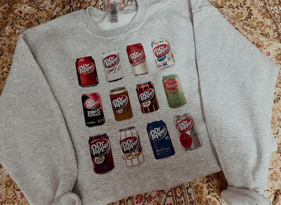Dr Pepper Addict Crewneck different Flavors - Etsy