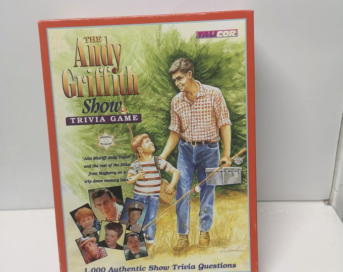 Vintage 1998 the Andy Griffith Show Trivia Game by Talicor Complete - Etsy