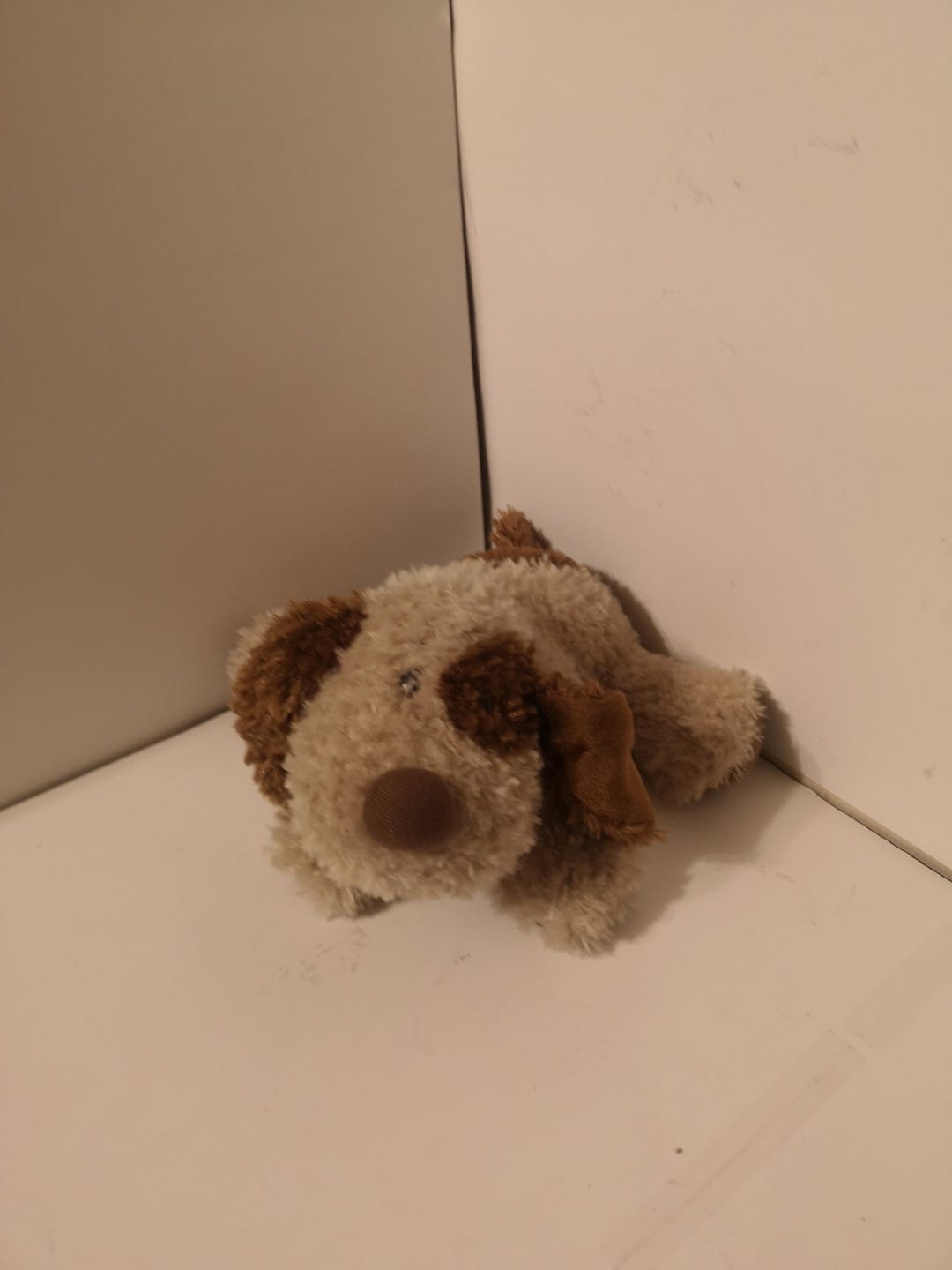 Vintage Ganz Dog Plush 12" Brown Patch on One Eye - Etsy