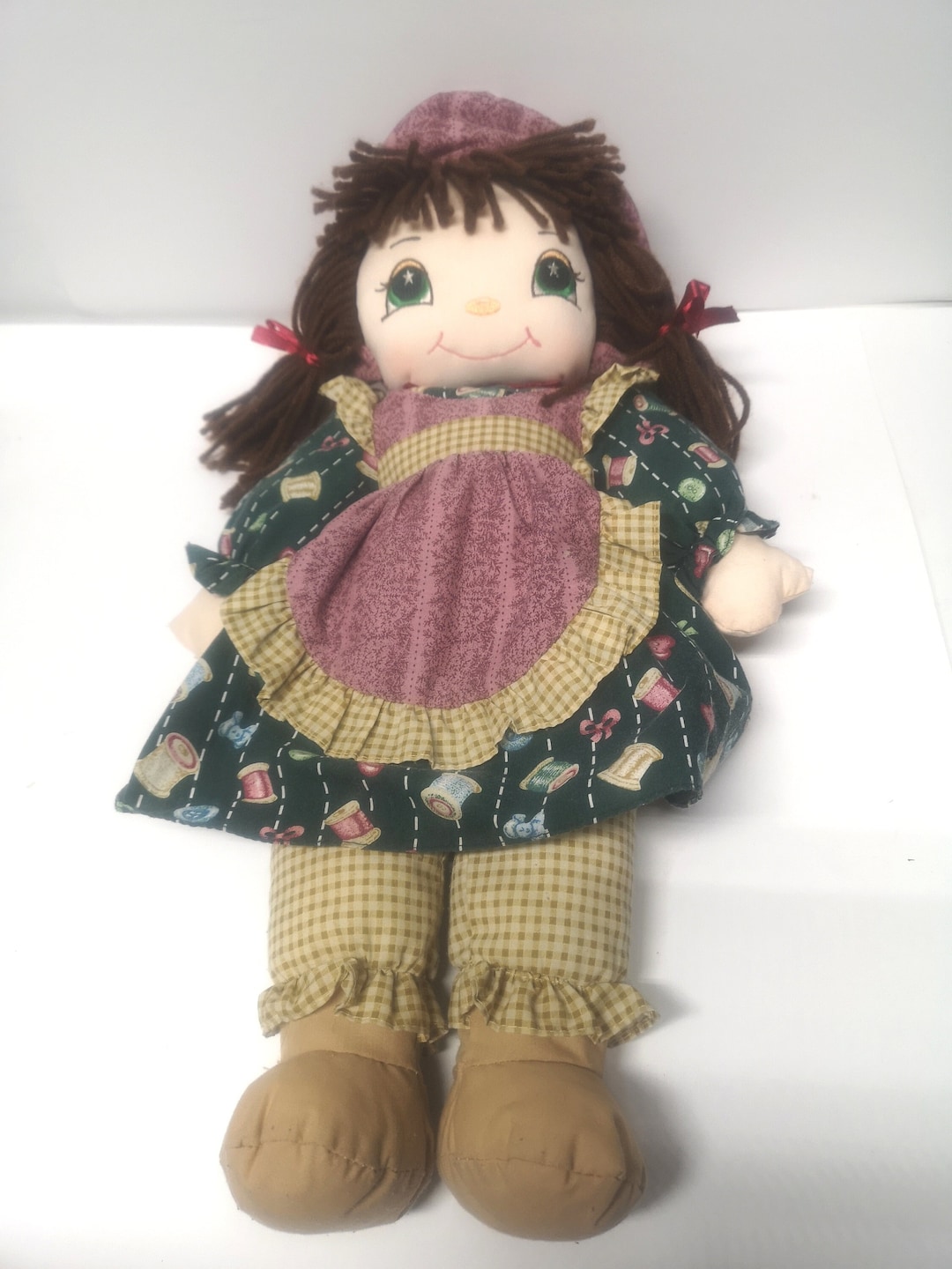 Vintage 1996 Olde Time Kids Rag Doll 21" - Etsy