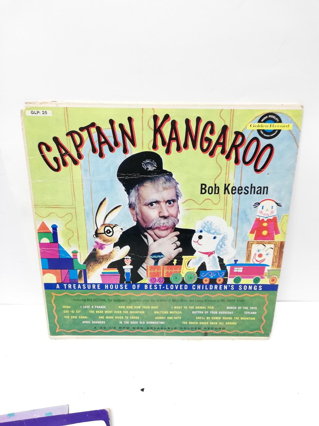 Vintage Captain Kangaroo Lp Record 1958 - Etsy