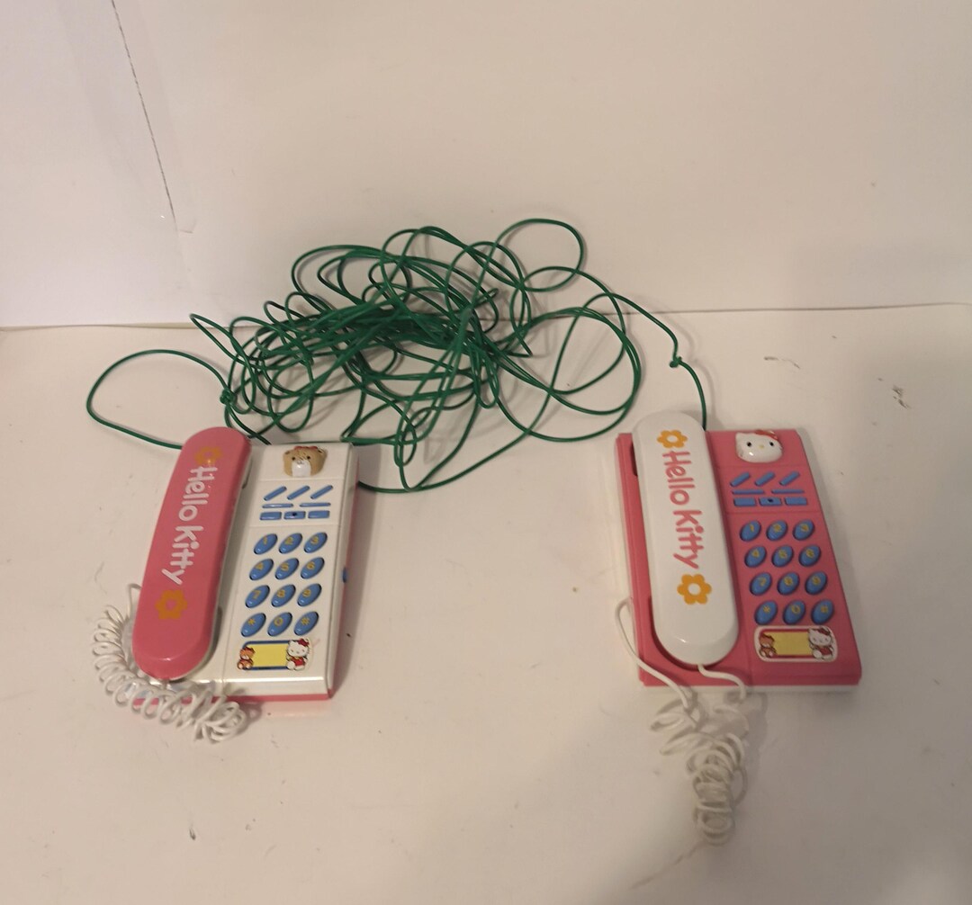 Vintage Hello Kitty Interactive Talking Phones Tested Works - Etsy