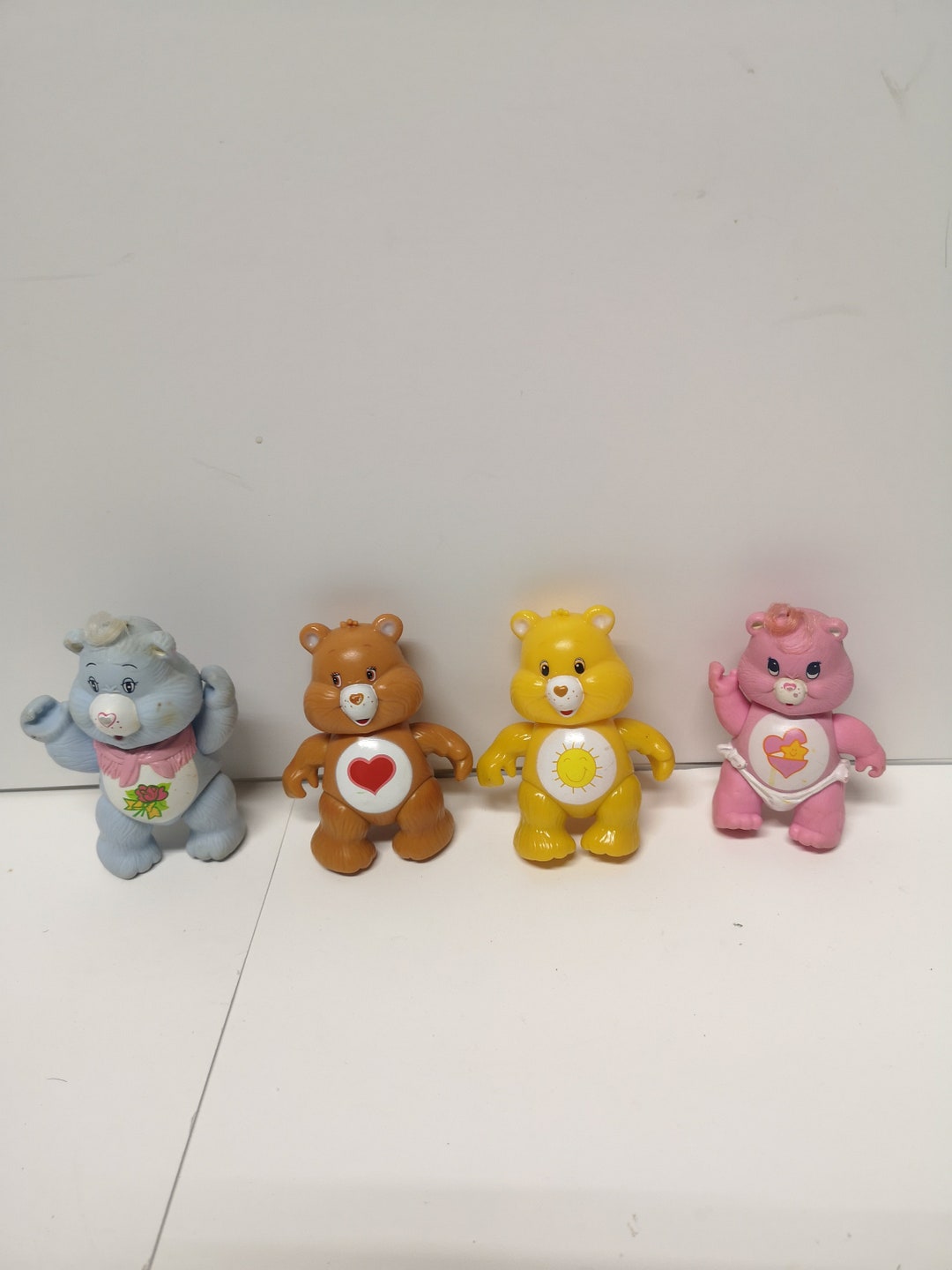 Vintage Lot of 4 Care Bears 4" - Etsy