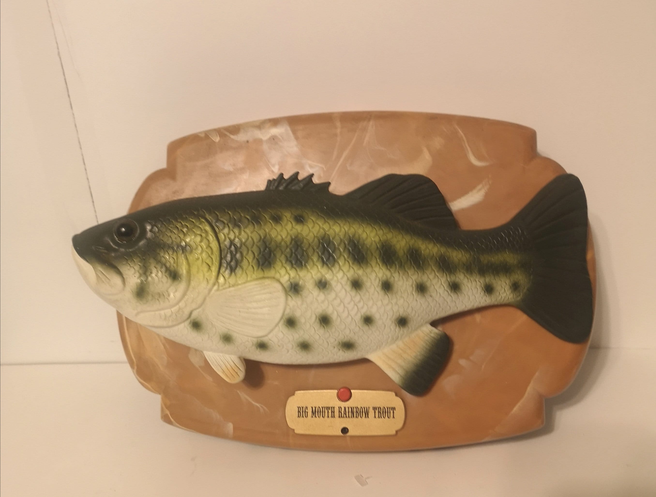 Vintage 1999 Singing Big Mouth Rainbow Trout Sings Don't Call Me Angel ...