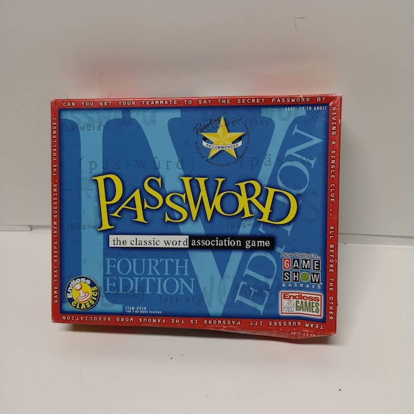 Password Board Game - Etsy
