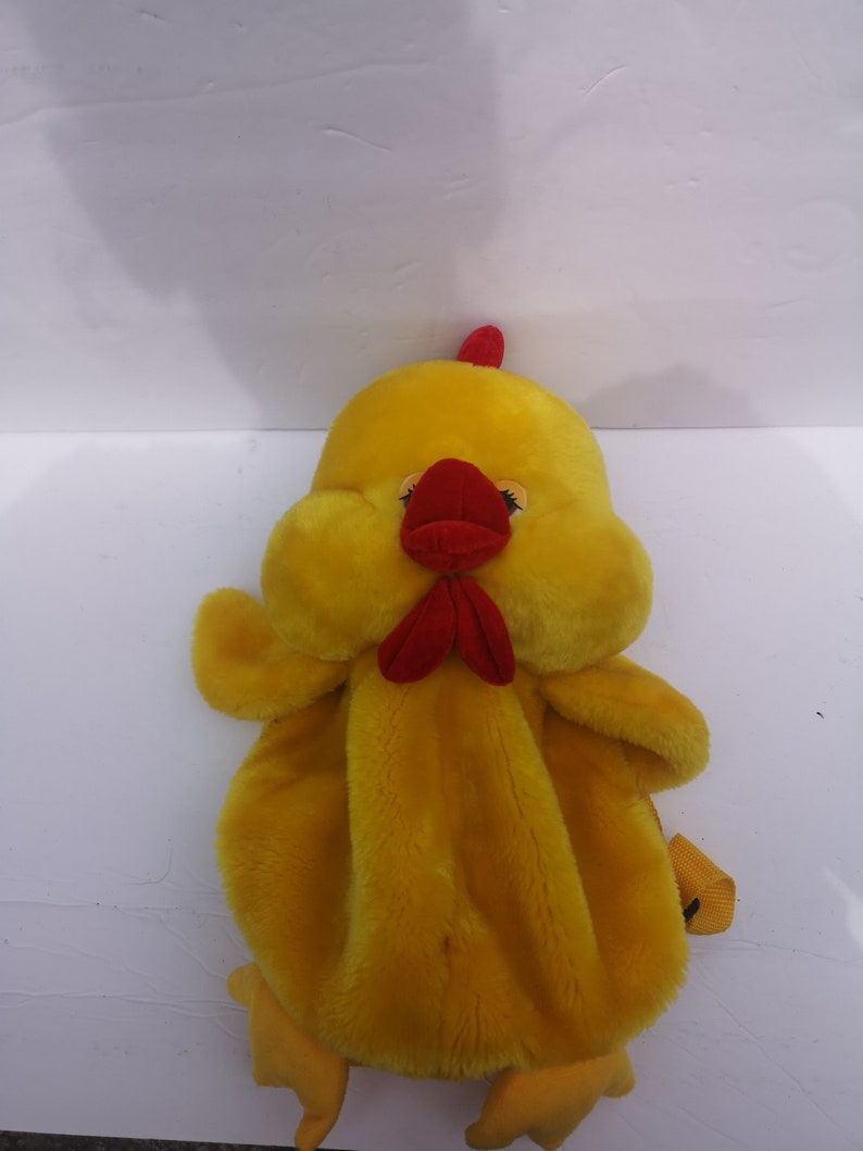 Vintage Chicken Little Plush Back Pack - Etsy