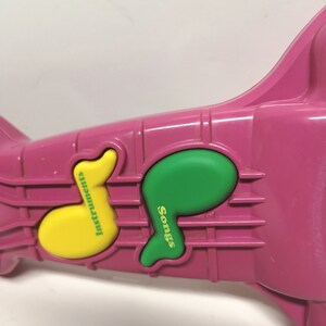 Vintage RARE 1997 Playskool Barney & Friends Guitar W/ Songs Tested ...