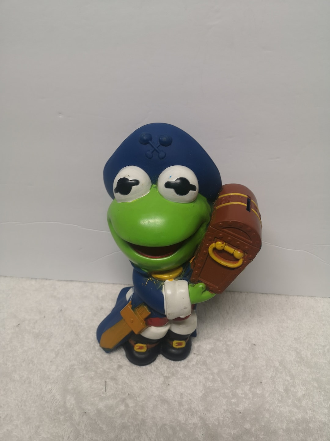 Vintage Kermit the Frog Pirate Money Bank 10 - Etsy