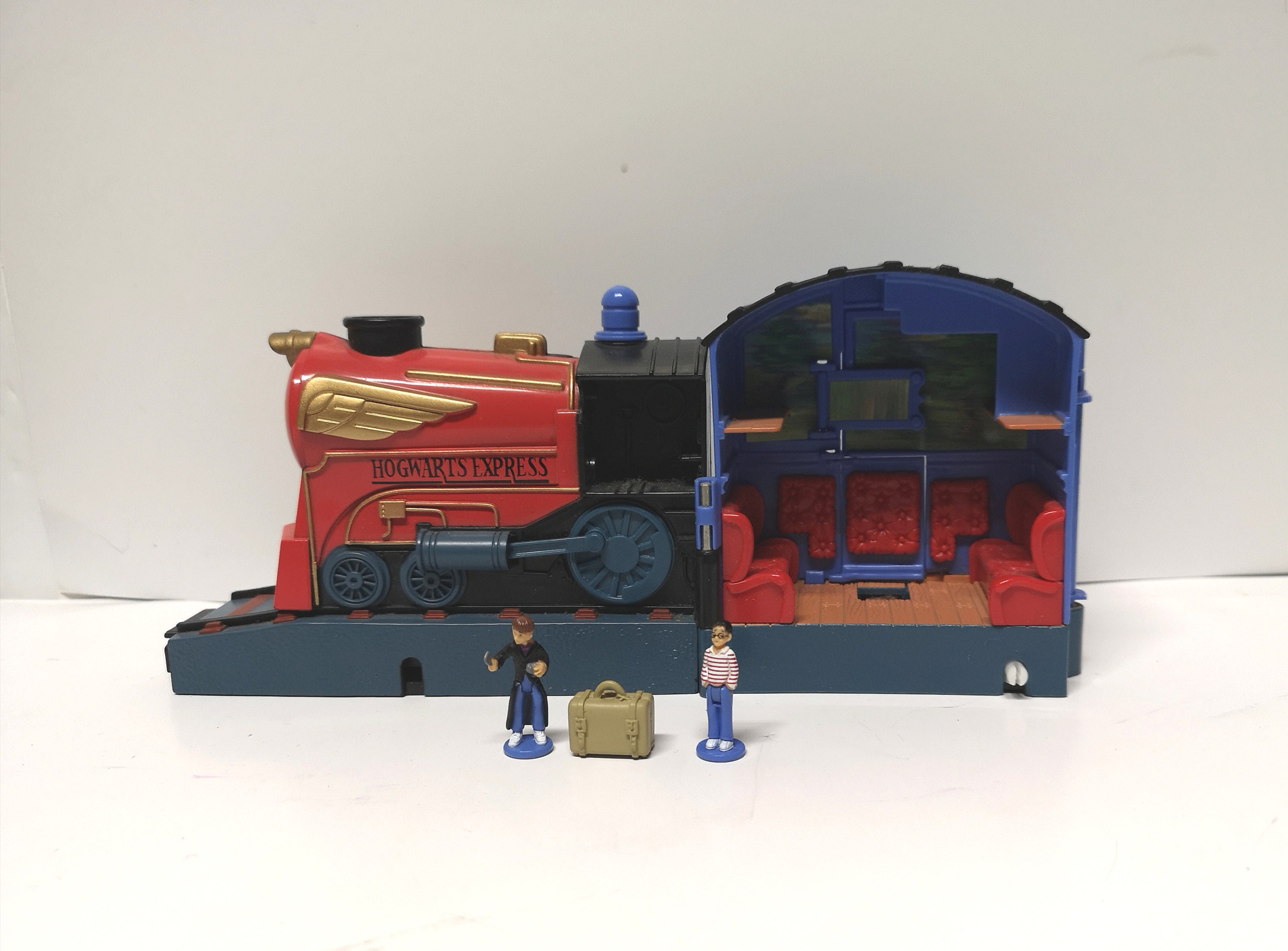 Vintage RARE 2001 Train Polly Pocket Comes With 3 Pieces Missing Cart ...