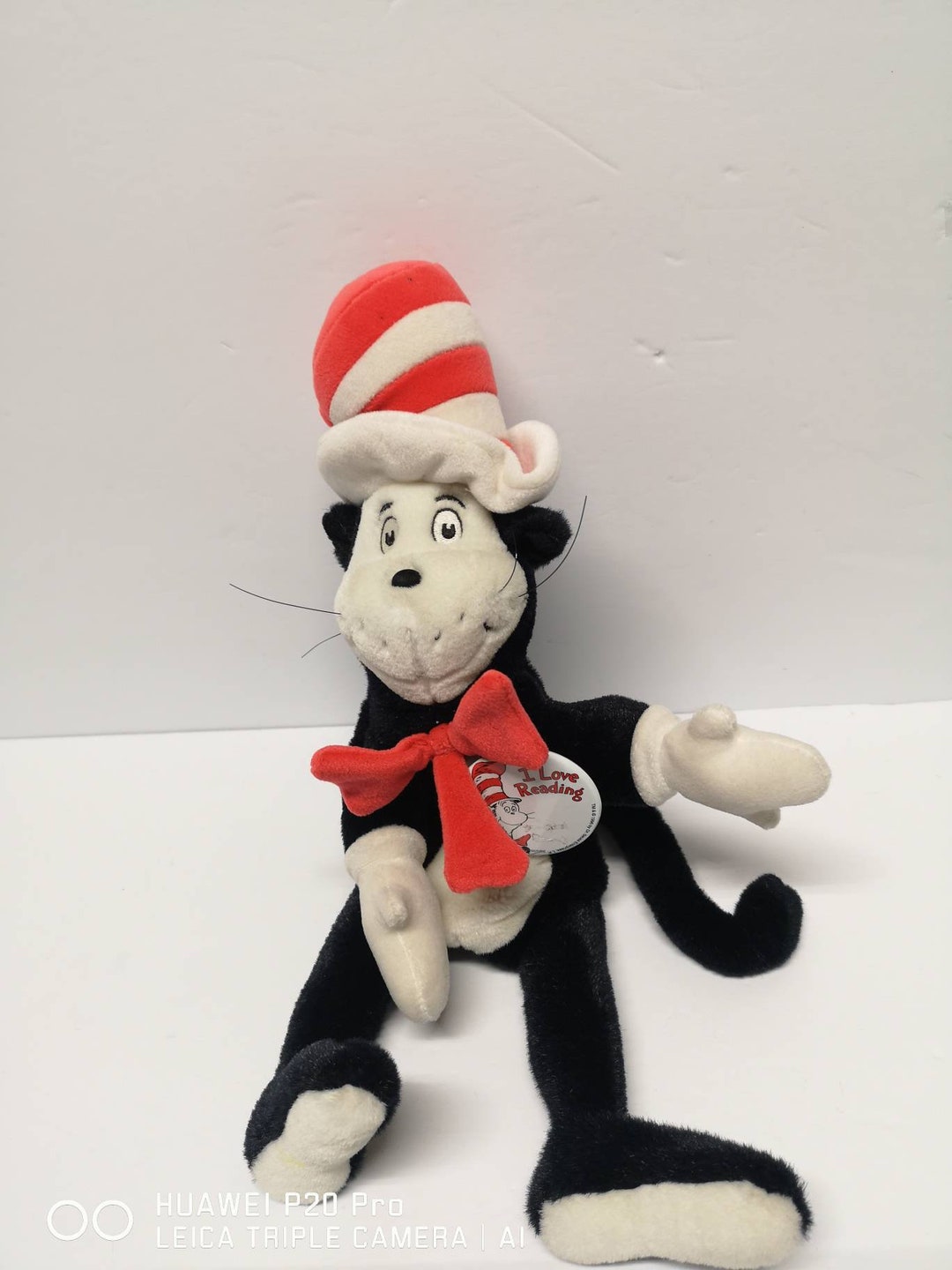 Vintage Cat in the Hat Plush Hand Puppet 16" - Etsy