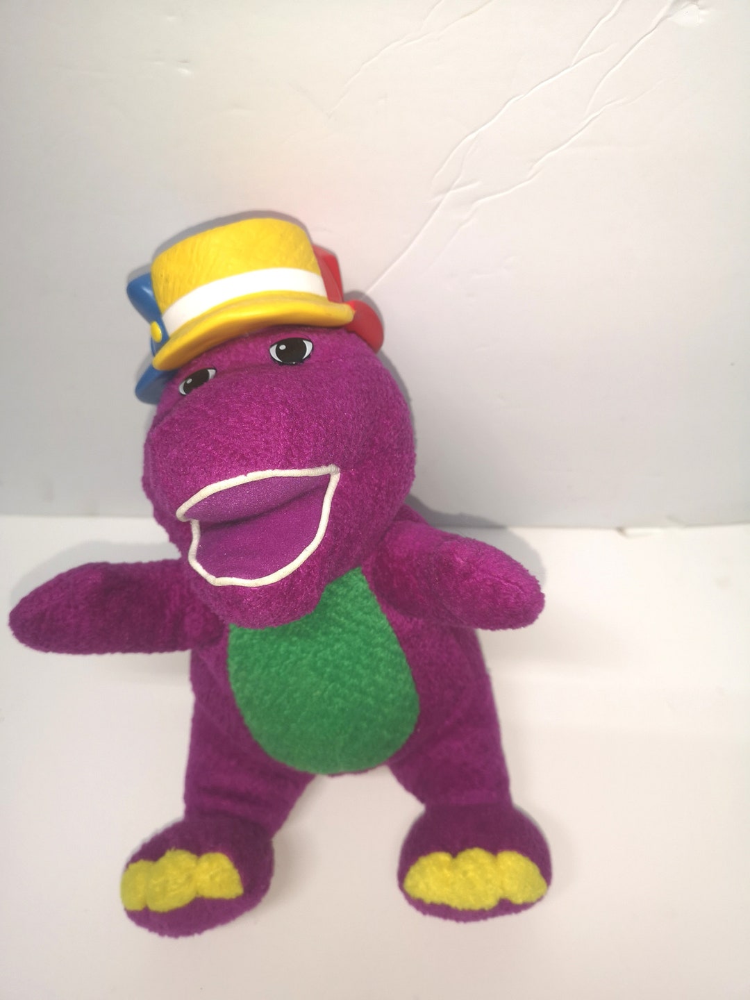 Vintage 2001 Silly Hats Barney Plush Switch the Hat He Sings - Etsy