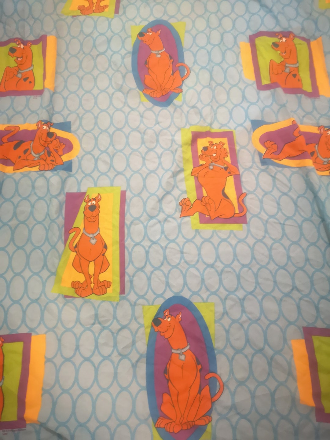 Vintage Twin Flat Scooby Doo Sheet - Etsy