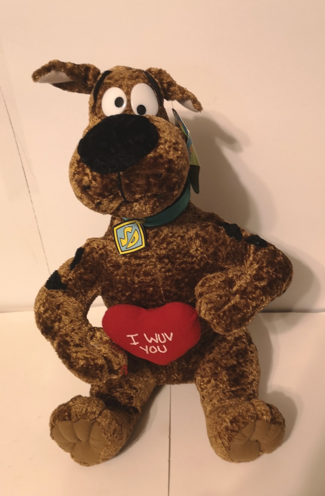 Vintage I Wuv You Scooby Doo Plush 17" Ganz - Etsy