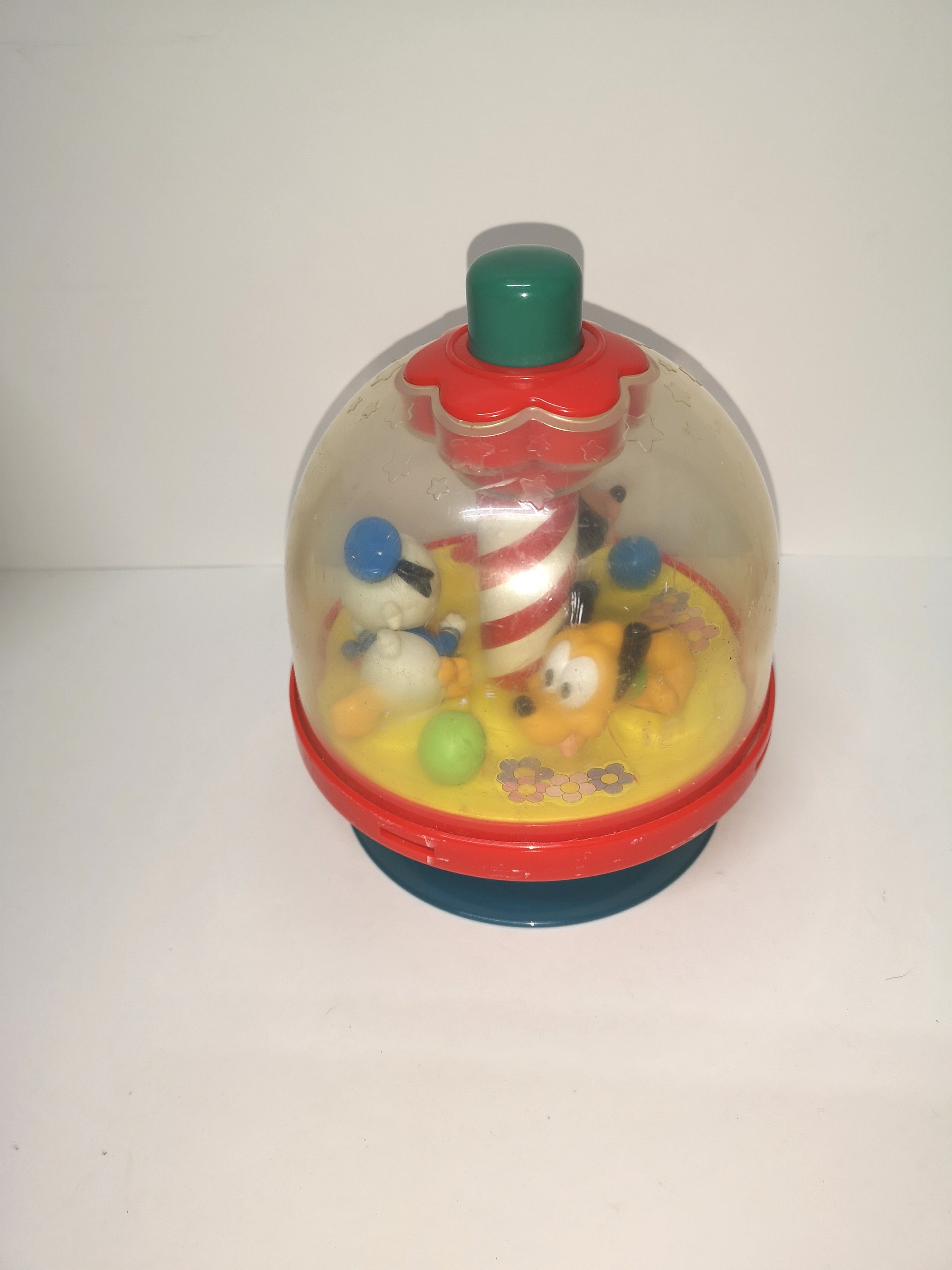 Vintage Push and Spin Disney Babies Toy - Etsy