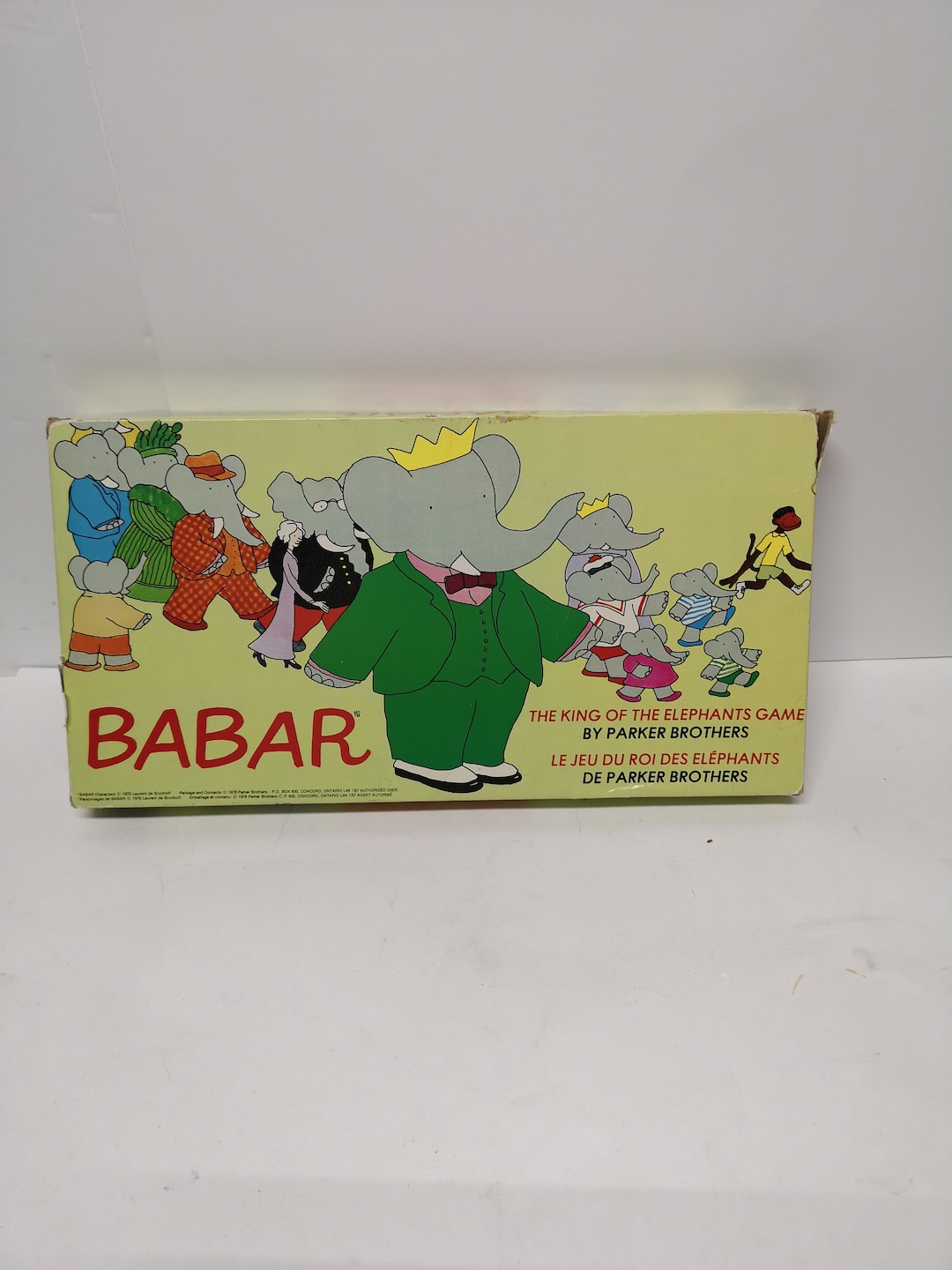 Vintage 1978 Parker Brother Babar Game Complete - Etsy