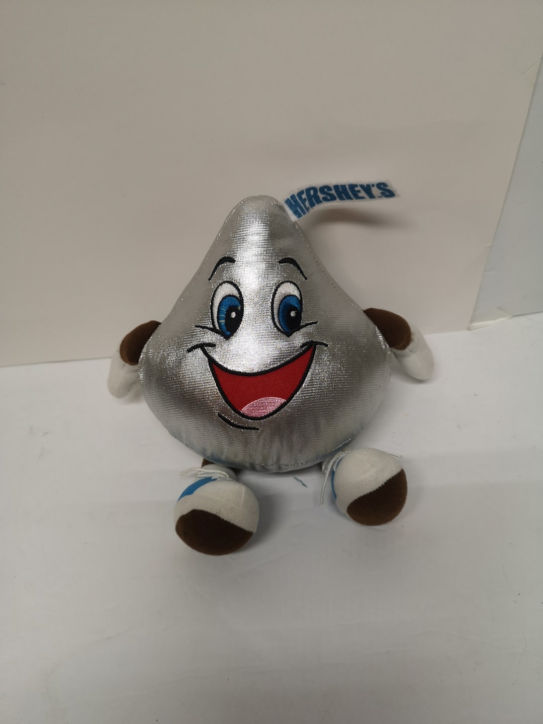 Vintage Silver Hershey Kiss Plush 11" - Etsy