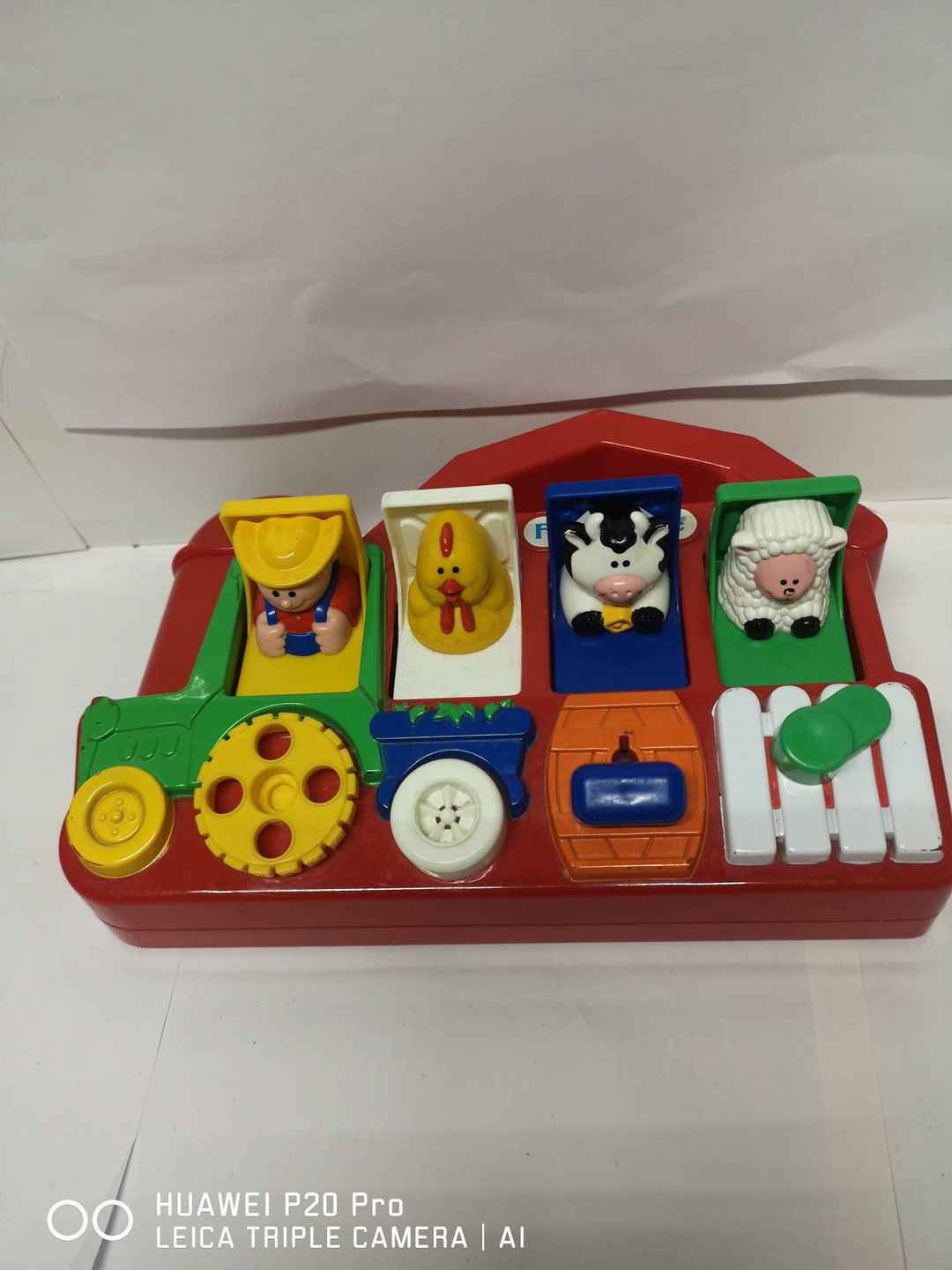 Vintage 1990s Fisher Price Pop up Farm Animals Toy - Etsy