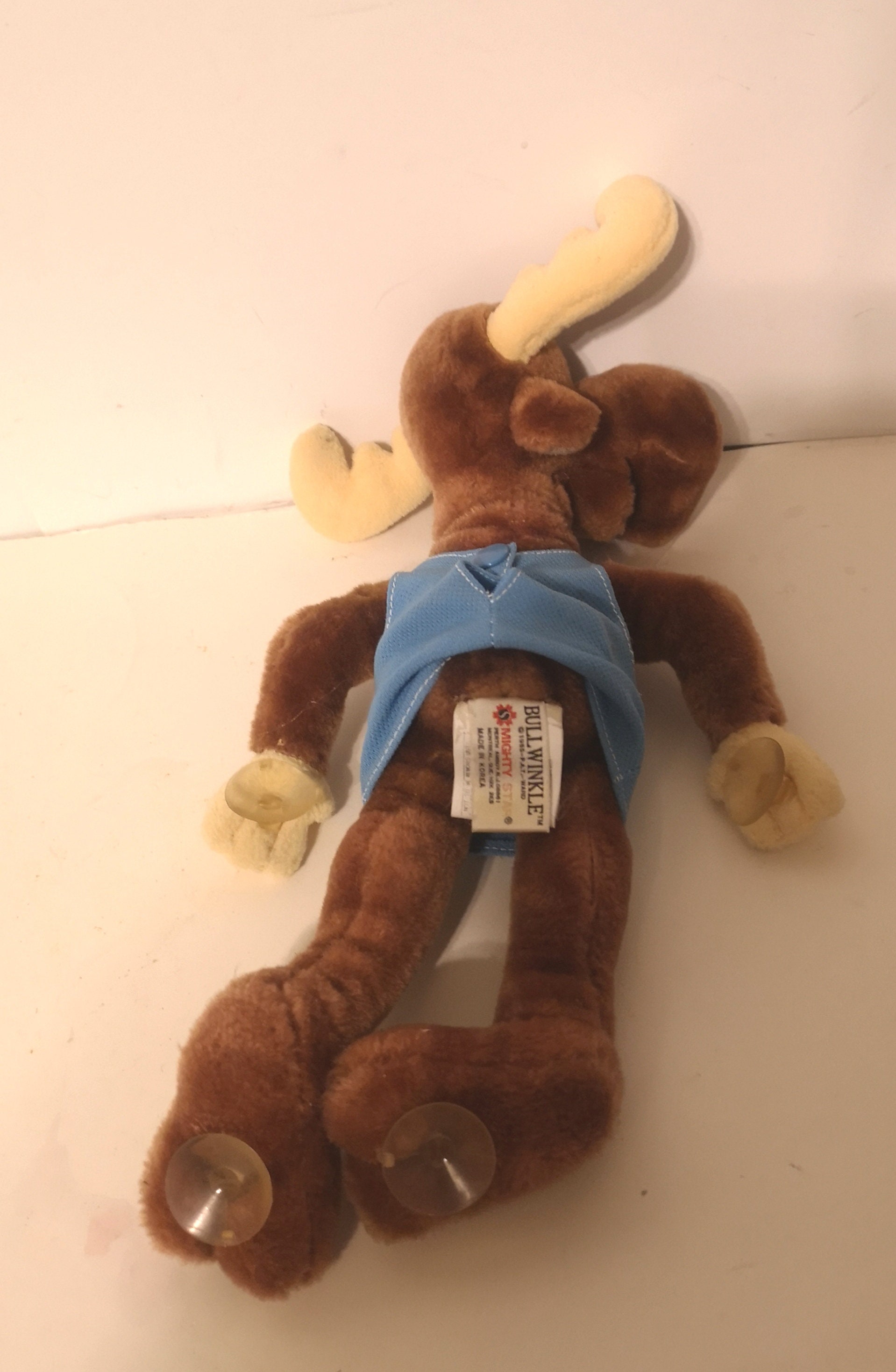 Vintage 1985 Bullwinkle Plush With Suction Cups 11" Mighty Star - Etsy