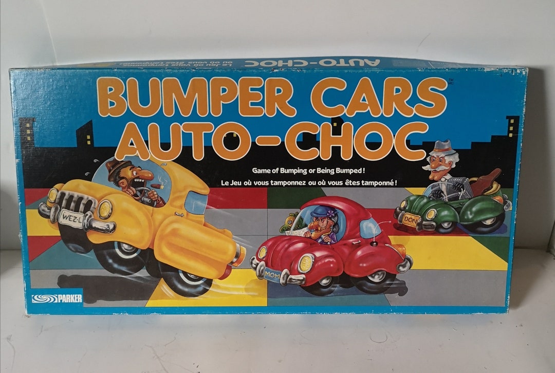 Vintage 1987 Bumper Cars Board Game by Parker Brothers Complete - Etsy