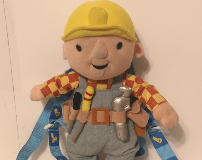 Vintage Bob the Builder Plush Backpack 12" - Etsy