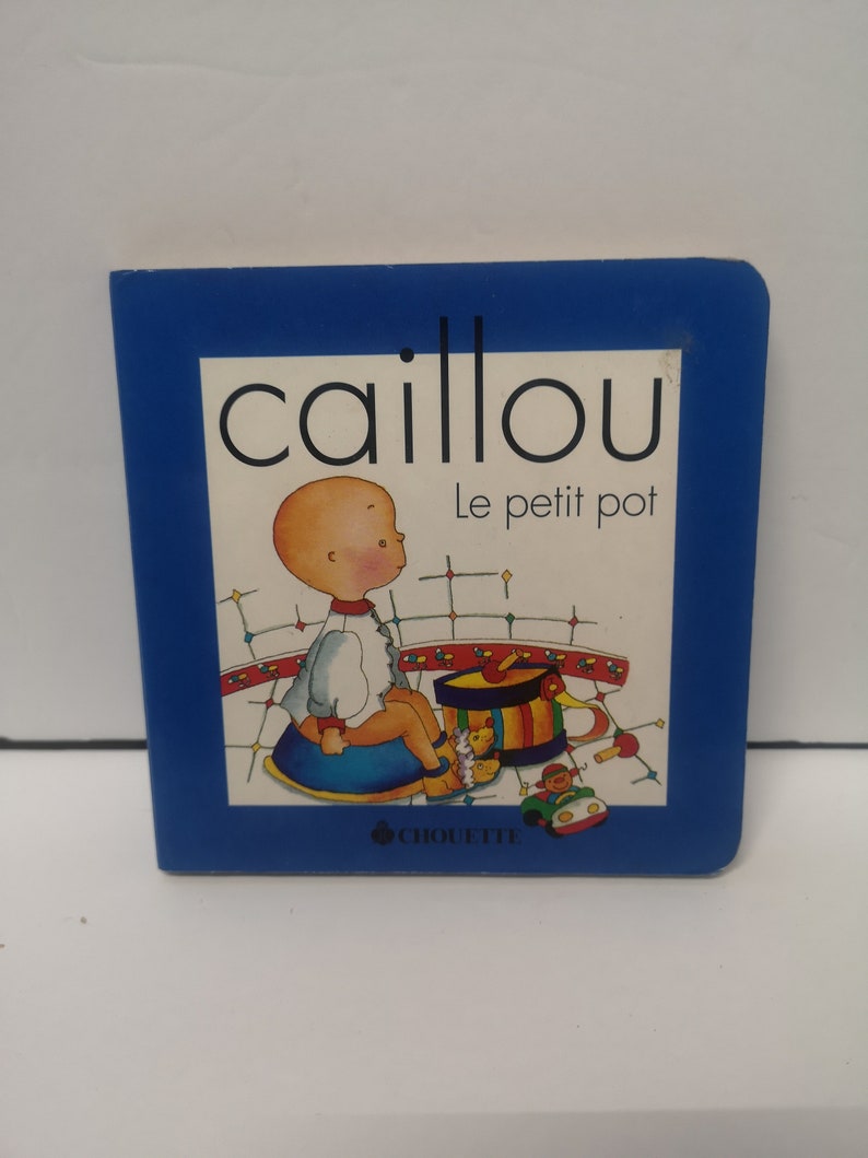 Vintage Caillou Children Plastic Plate X 2 and French Caillou Book - Etsy