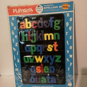 Vintage 1972 Playskool Spelling Board Never Opened - Etsy