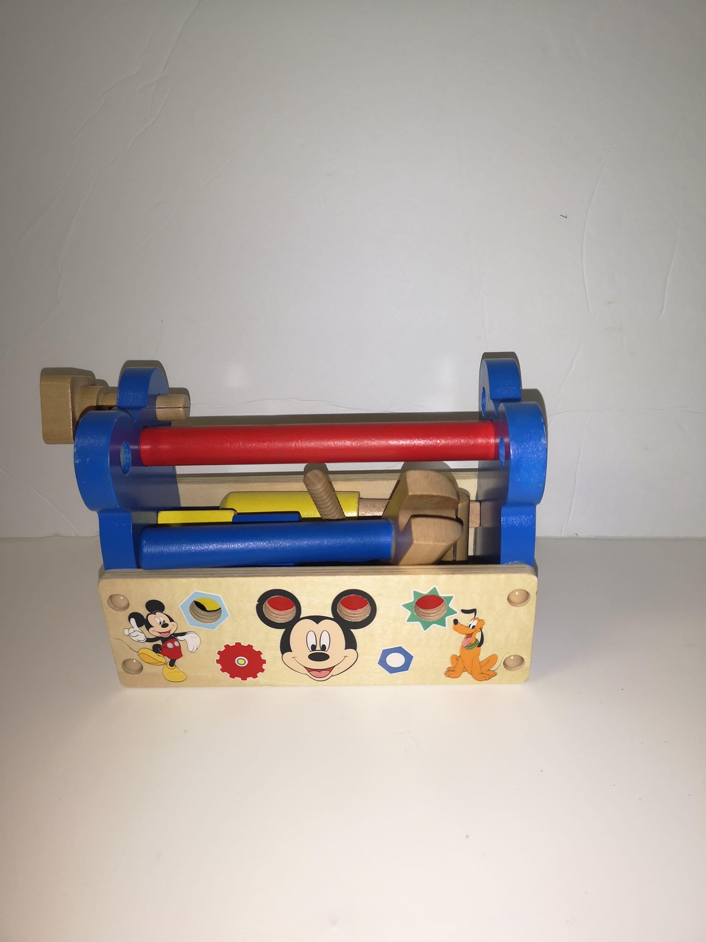 Vintage Wooden Mickey Mouse Kids Tool Set - Etsy
