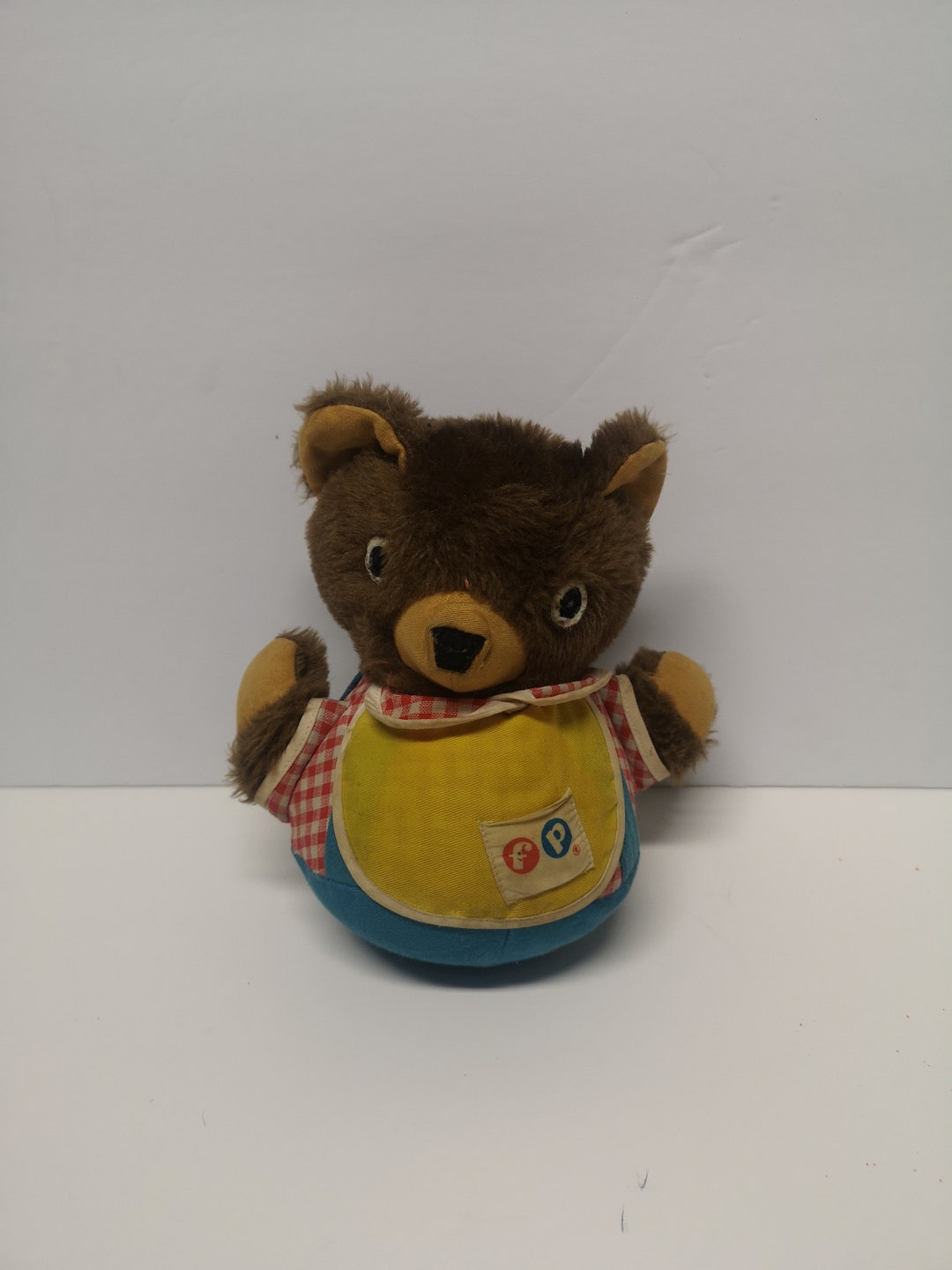 Vintage 1970s Fisher Price Roly Poly Jingle Bear - Etsy