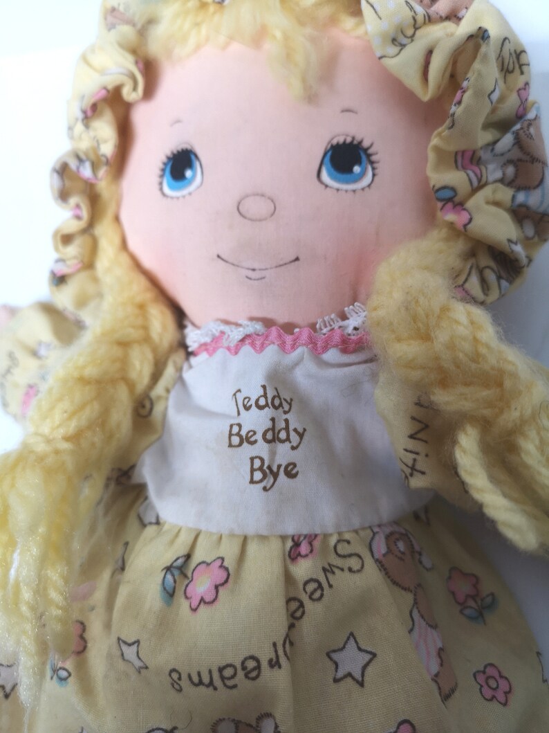 Vintage 1980 Amtoy Ragdoll 11" Teddy Beddy Bye Doll - Etsy