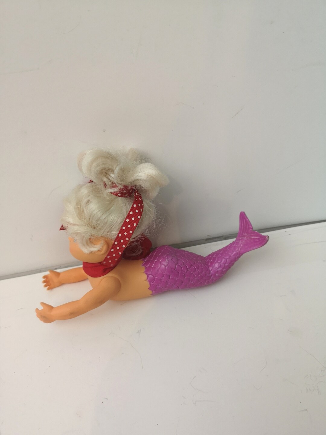 Vintage RARE Tnt Mermaid Bath Toy Purple Tail - Etsy
