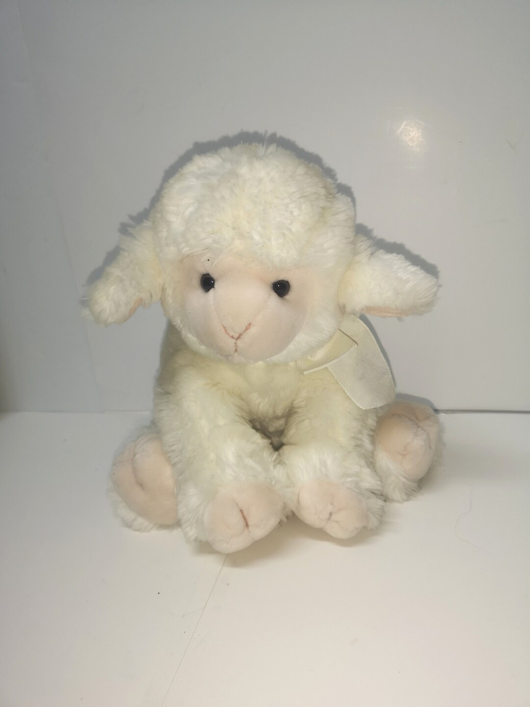 Vintage Adorable Soft Lamb Plush 10 woolo Russ Berrie - Etsy