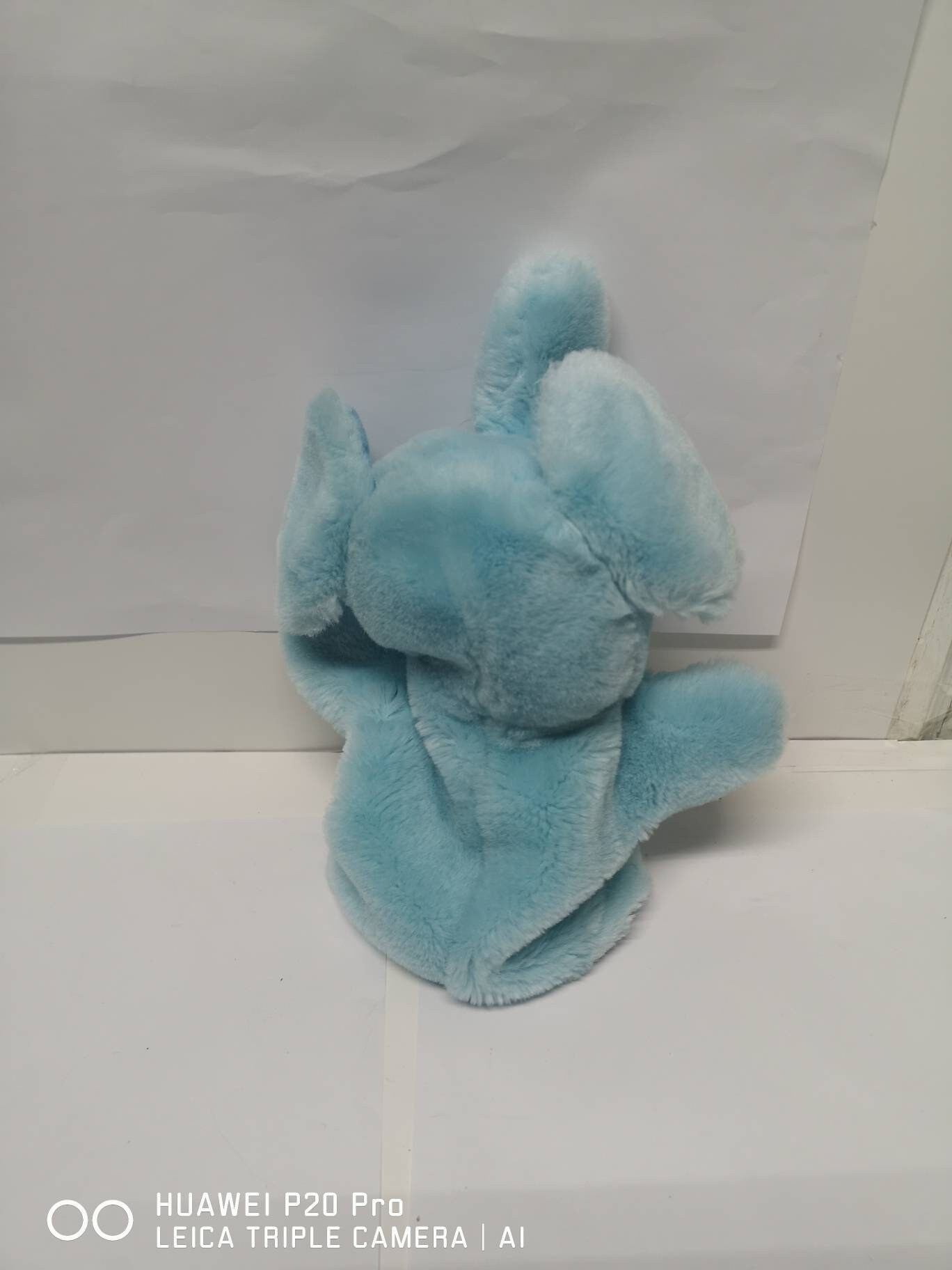 Vintage Blue Elephant Hand Puppet 11" - Etsy