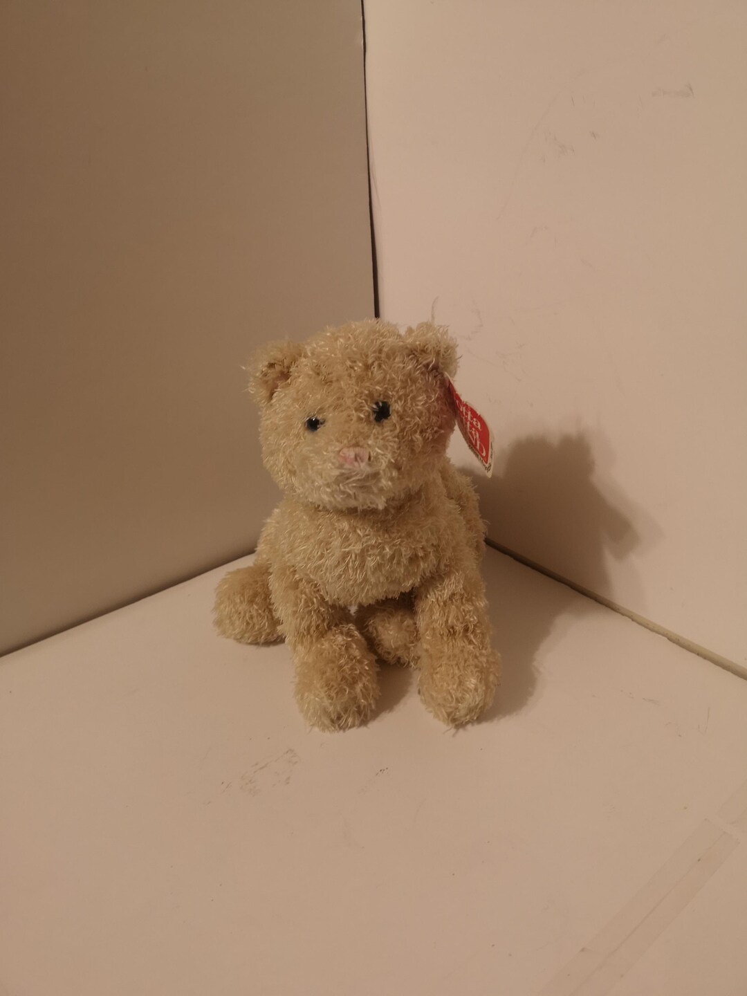 Vintage Light Tan Gund Kitty Plush 11" Including Tail Gotta Getta Gund ...