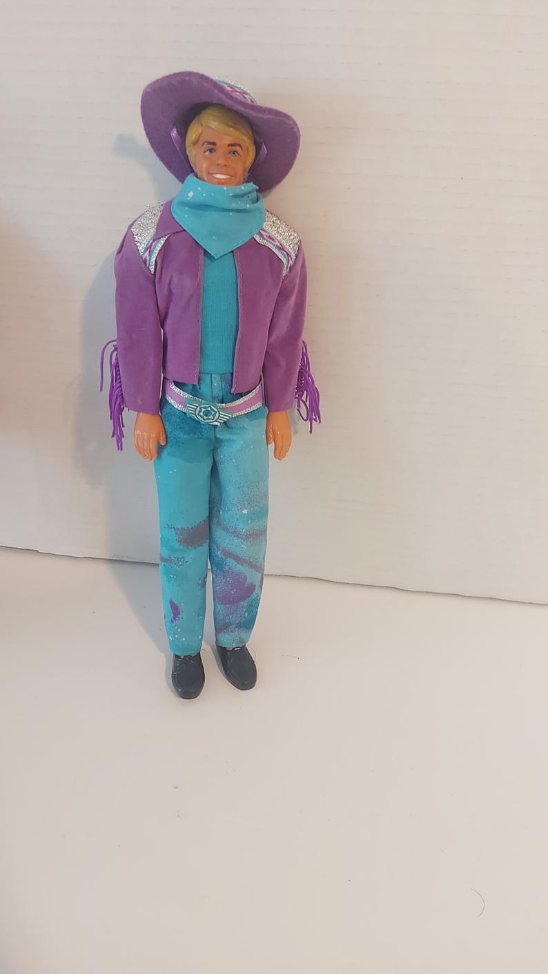 Vintage 1980s Cowboy Ken and Cowgirl Barbie in Original Outfits - Etsy