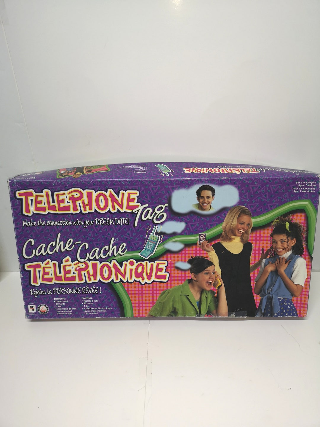 Vintage 1998 Telephone Tag Board Game by Playtoy Complete - Etsy