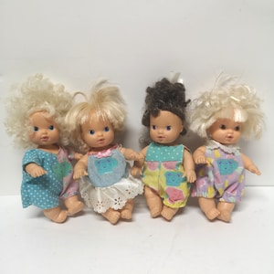 Vintage 1981 Hasbro Dolls 6" Lot of 4 - Etsy