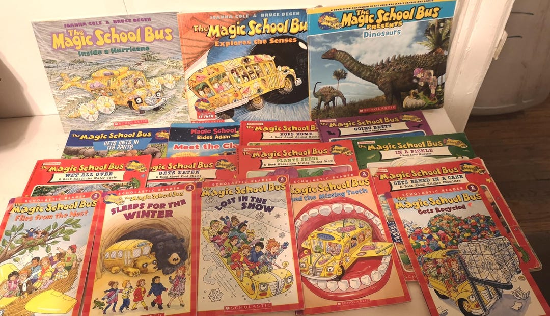 Vintage Magic School Bus Books Lot of 17 - Etsy
