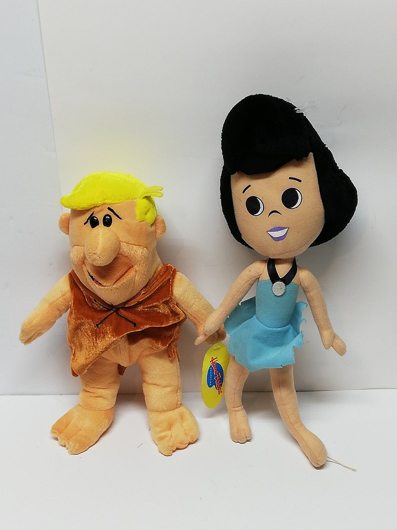 Flintstones Barney and Wilma Plush Aprox 10" - Etsy