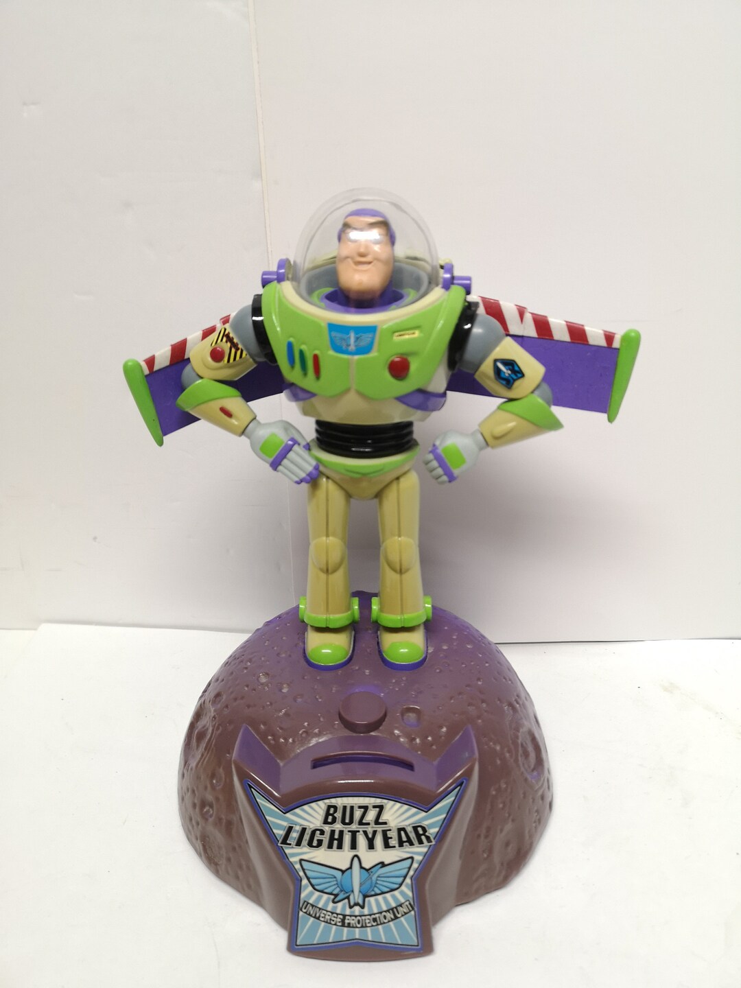 Vintage Buzz Light Year Talking Money Bank ( Working) - Etsy