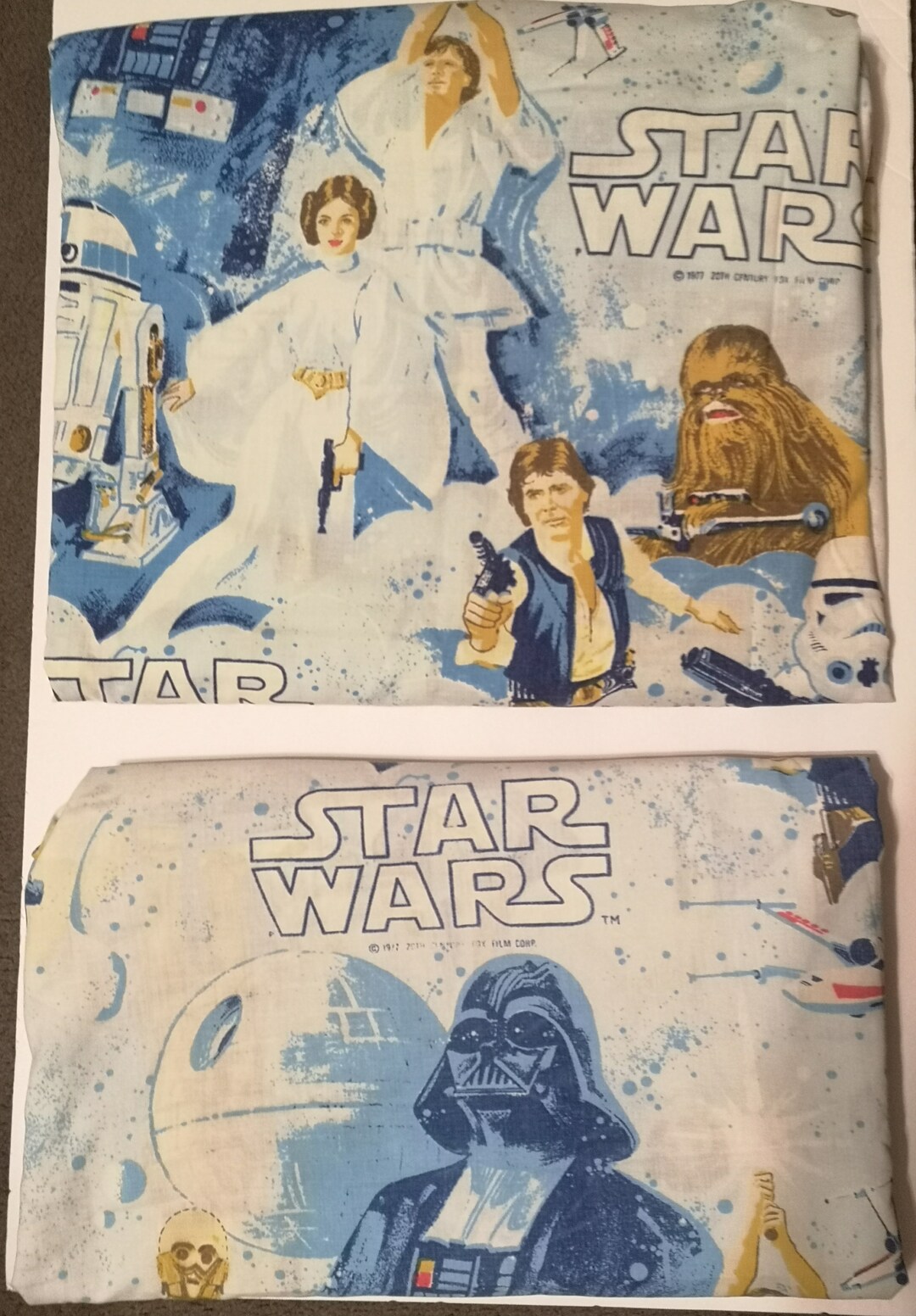Vintage 1977 Star Wars Twin Flat Sheet X2 - Etsy
