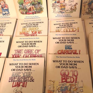 Vintage RARE 1980s Set of 26 Joy Berry Books the Survival Series for ...