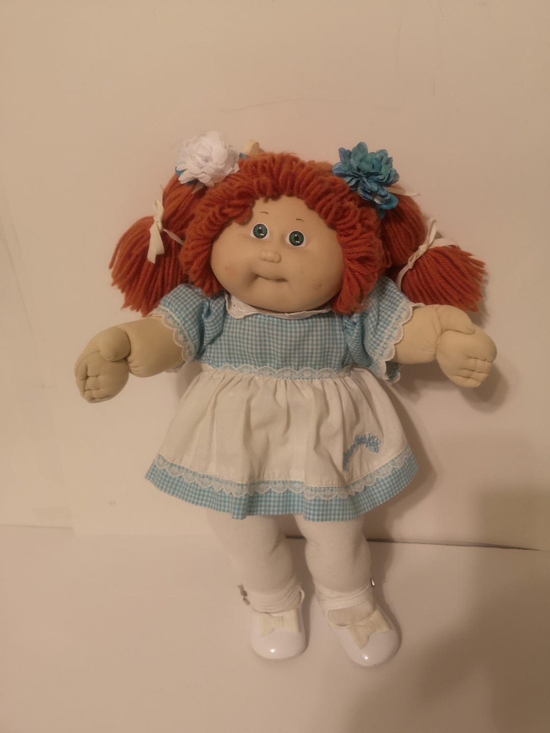 Muñeca Cabbage Patch vintage, rara, de los años 80, con un diente, pelo ...