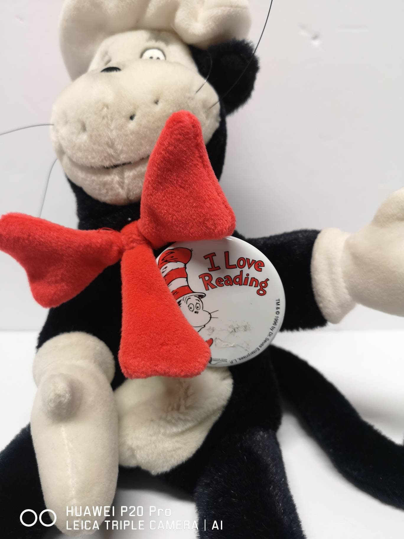 Vintage Cat in the Hat Plush Hand Puppet 16 - Etsy