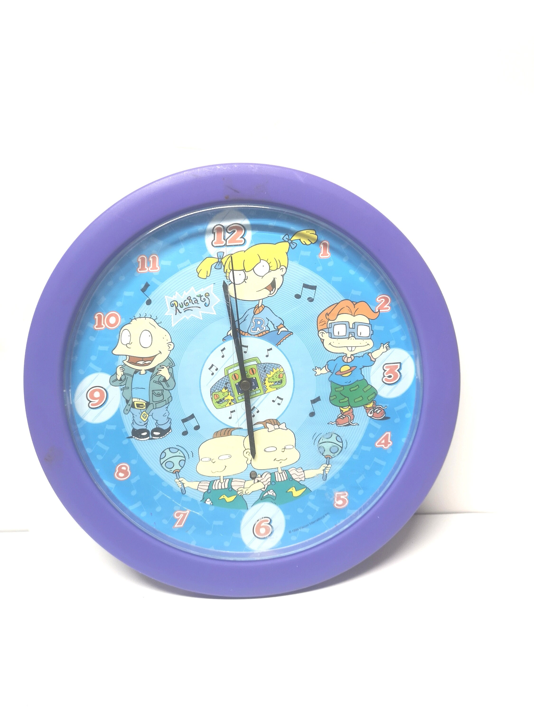 Vintage 1999 Rugrats Wall Clock Works - Etsy