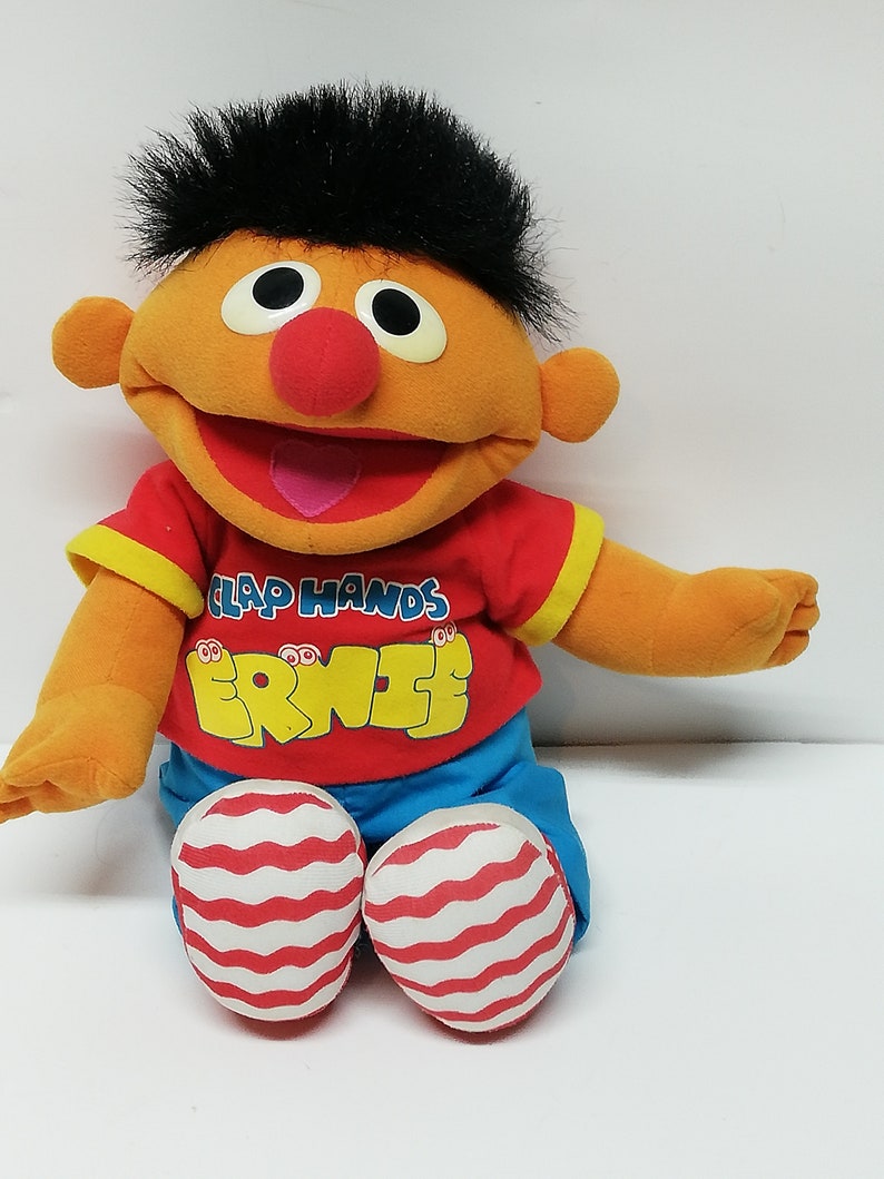 Vintage 1998 Jim Henson Clap Hands Ernie 15" - Etsy