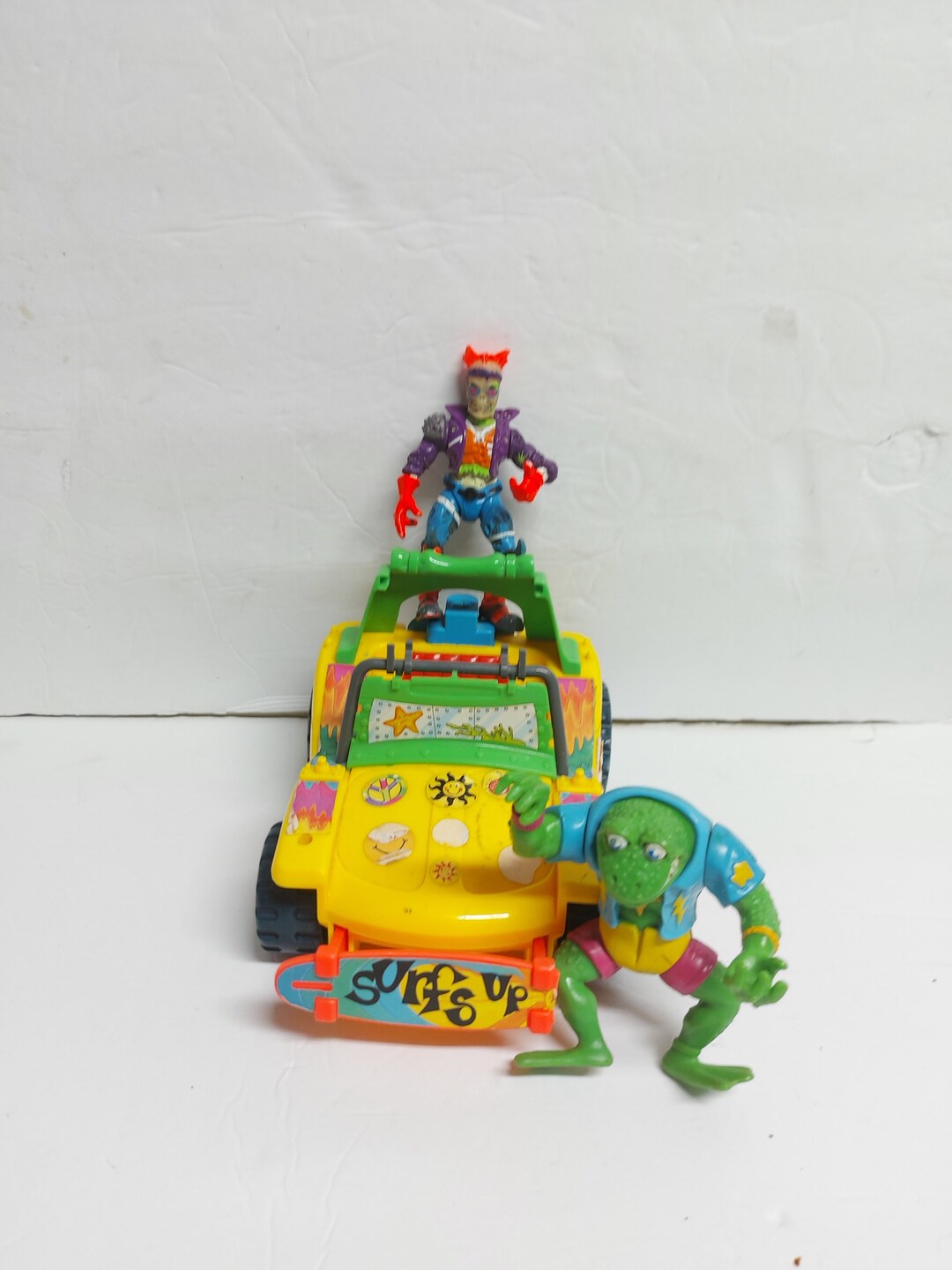 Teenage Mutant Ninja Turtles Surf Buggy 1991W/ 2 Figures - Etsy