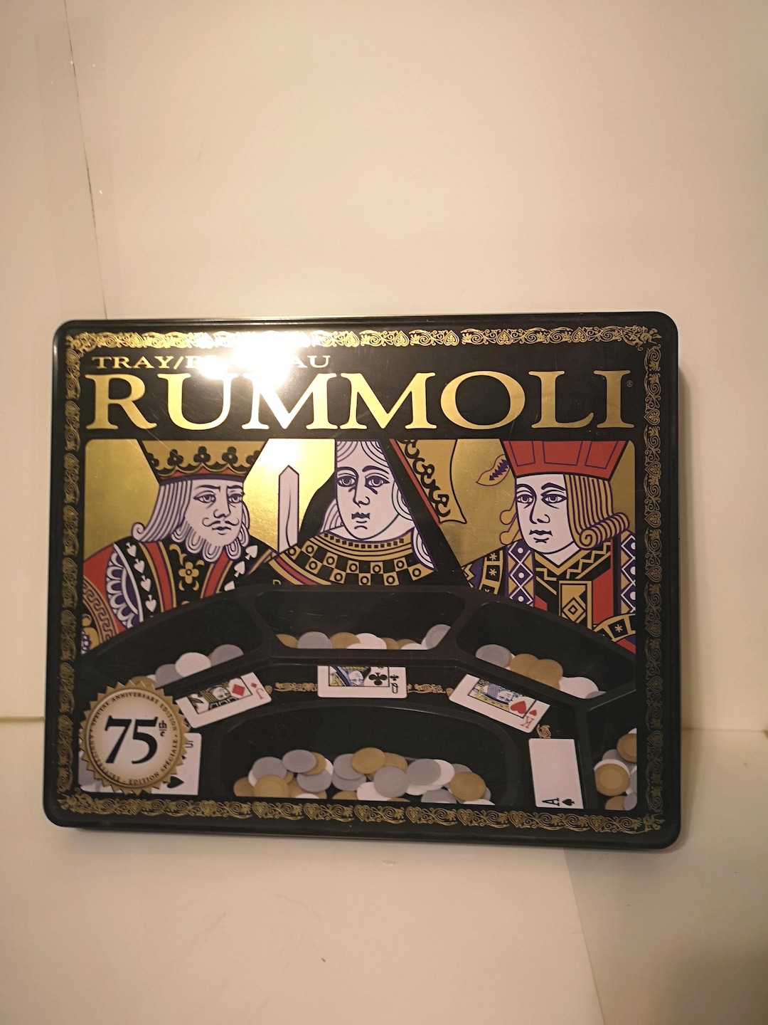 Vintage Tray Rummoli Game Tin Container 75th Anniversary Complete - Etsy