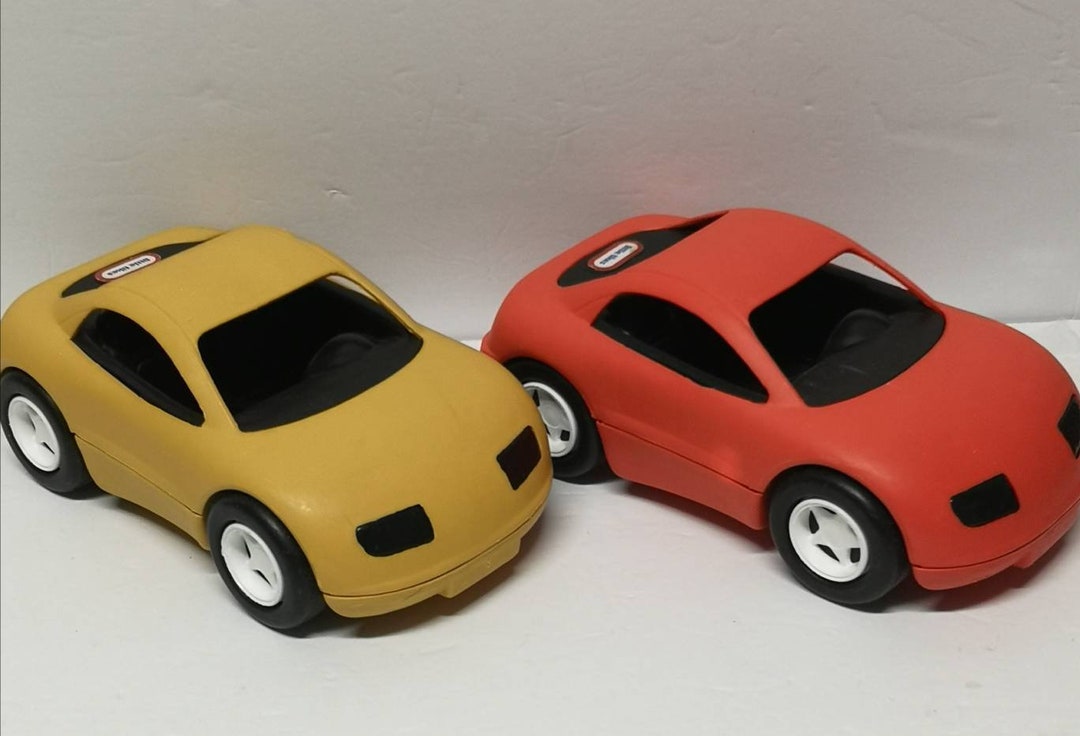 Vintage 1990s Little Tikes Cars Yellow and Orange - Etsy