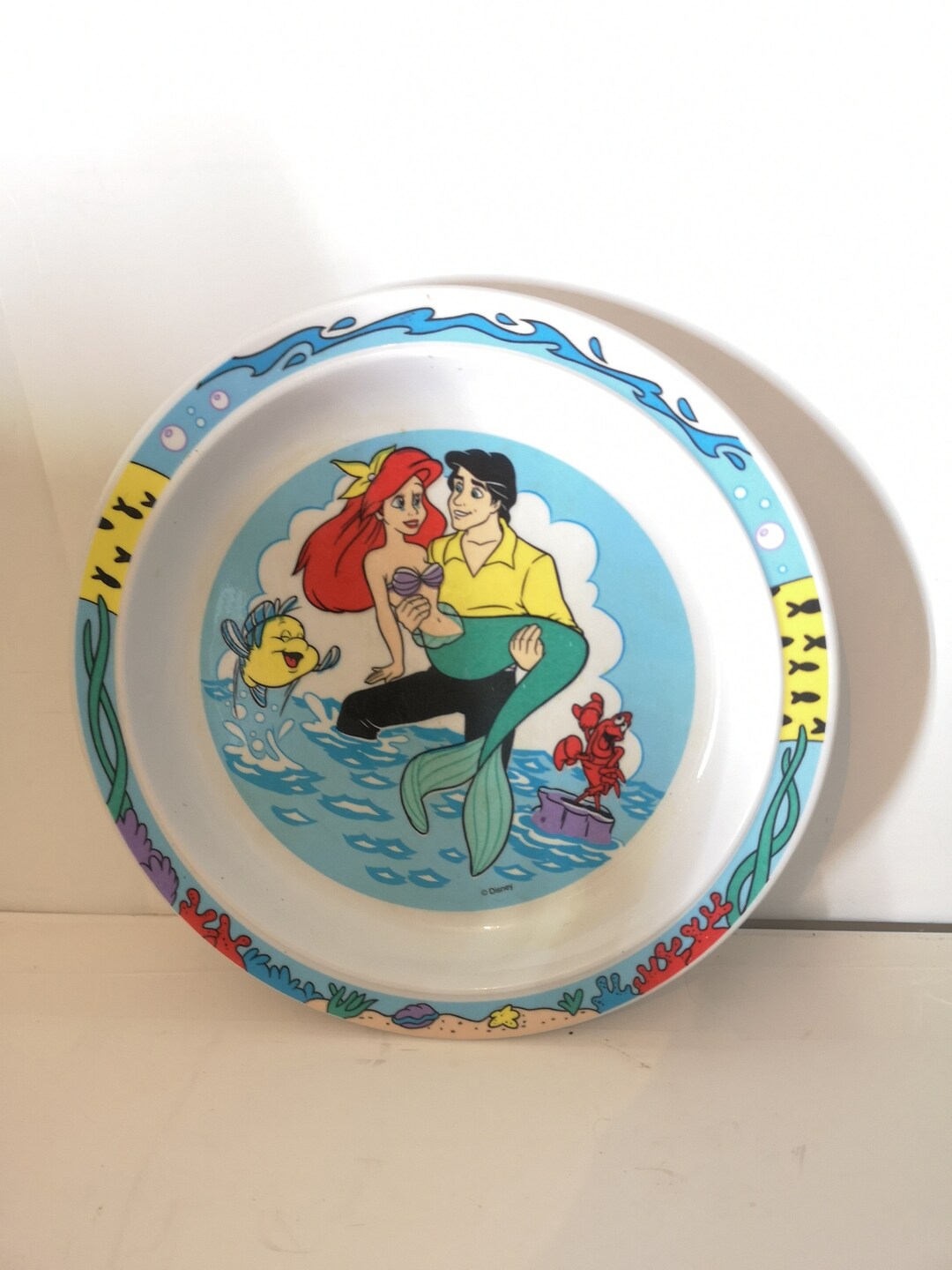 Vintage Children's the Little Mermaid Plate 1990s - Etsy