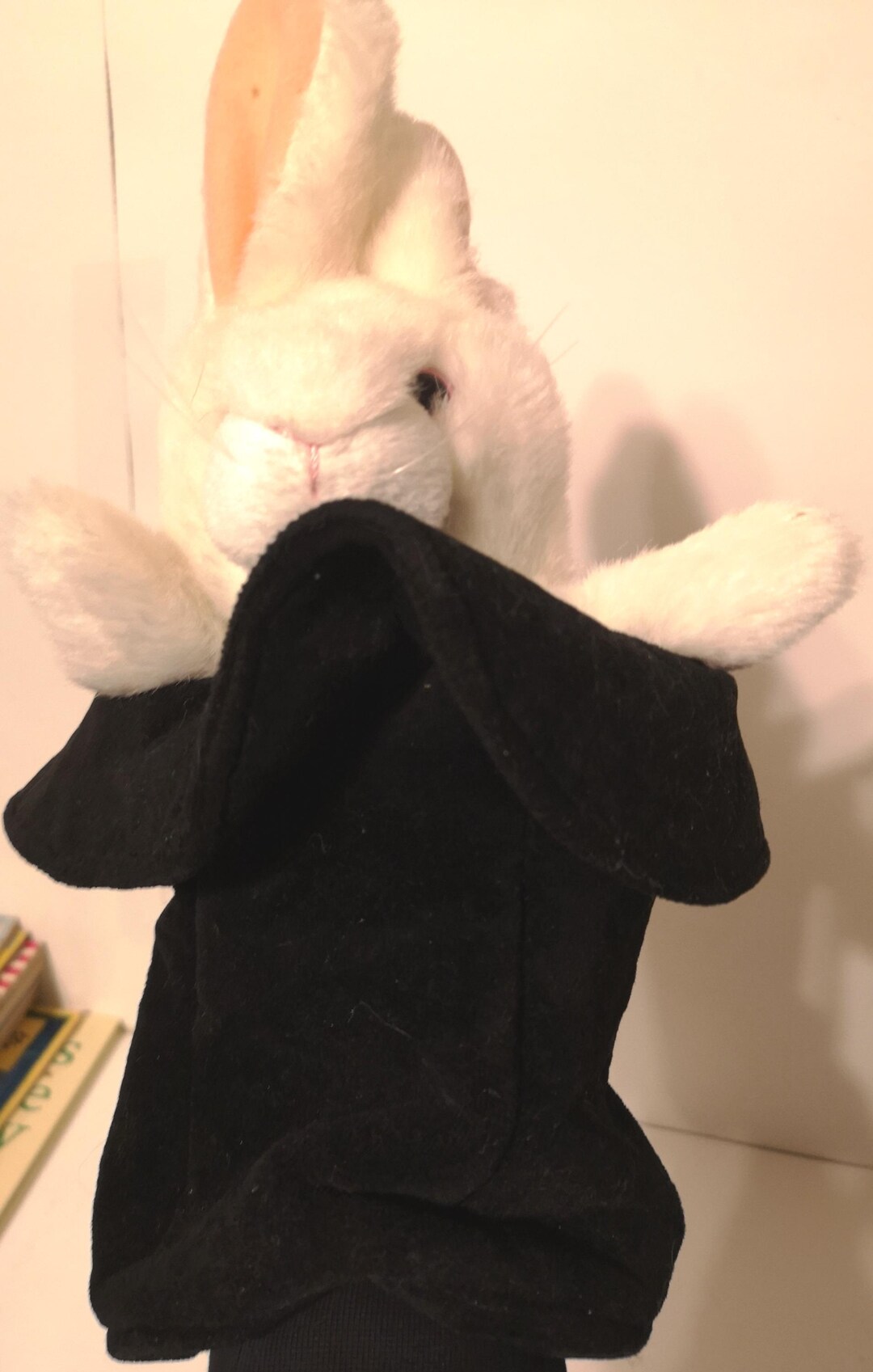Vintage RARE Rabbit in the Hat Hand Puppet Plush 7" When Rabbit in Hat ...